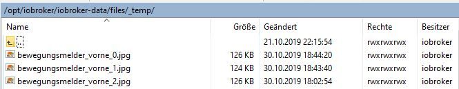 Nach Js-controller Update Pfadfehler