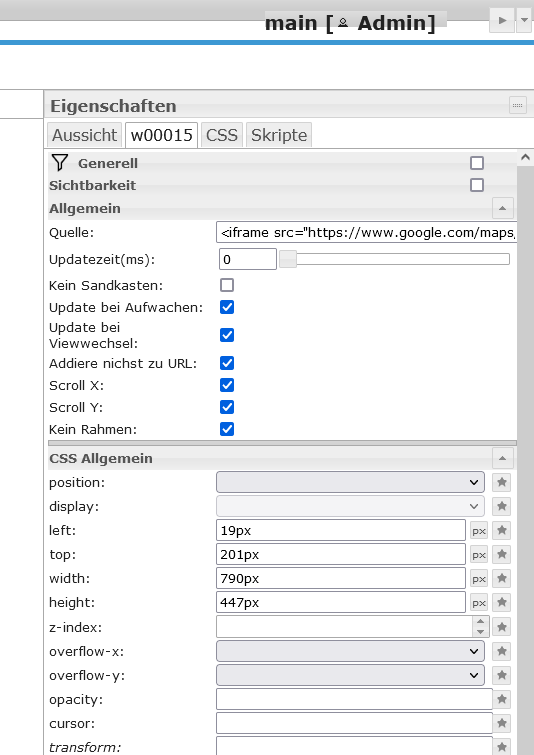 Google Map Mit IFrame