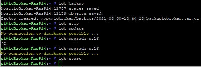 Update auf 3.3.15 klappt nicht