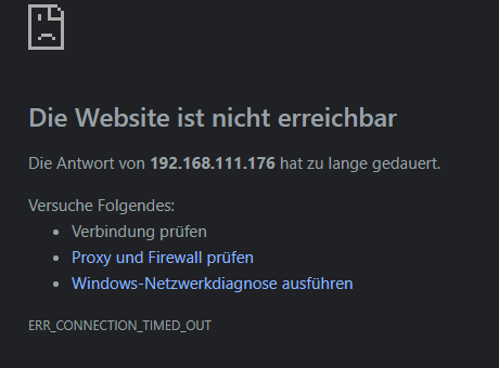js-controller update: Admin nicht mehr erreichbar