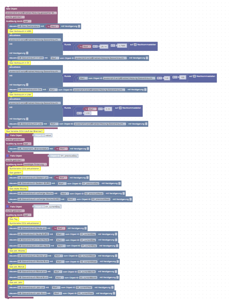 SysVariablen CCU aktualisieren per Blockly