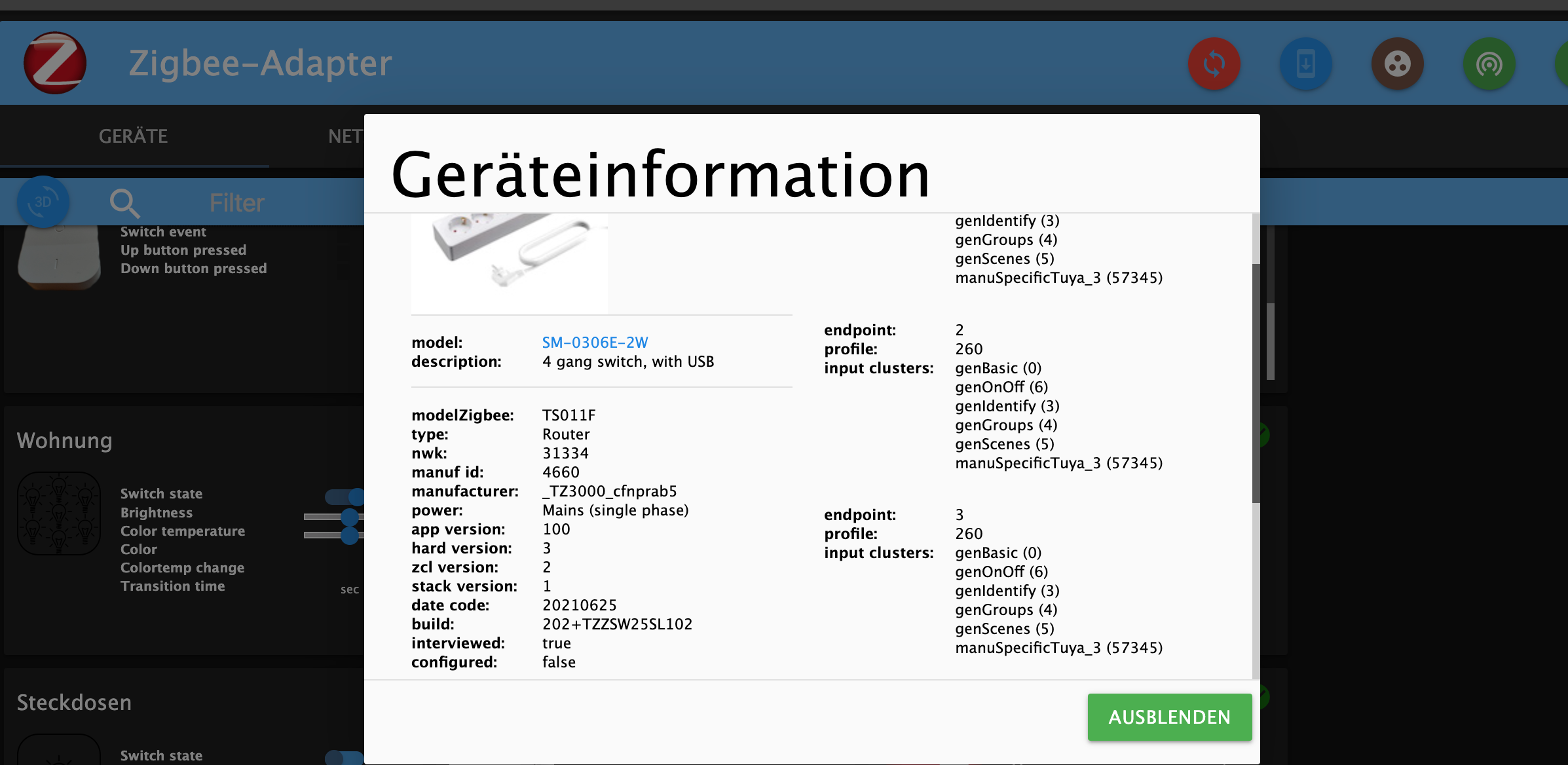 Zigbee Problem - SM-0306E-2W - Zigbee Adapter