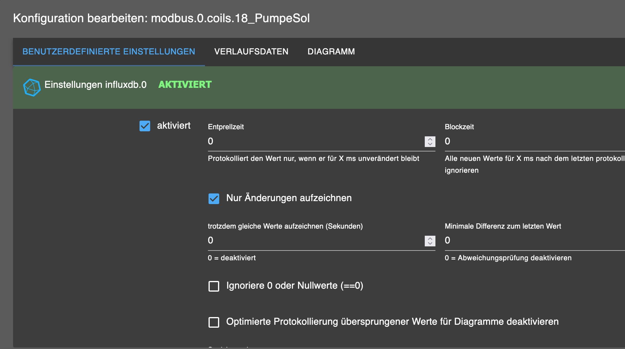 [Tutorial] SolarEdge -> Modbus -> ioBroker -> Grafana