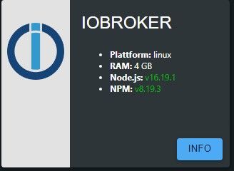 ioBroker NPM-Update nach Neuinstallation