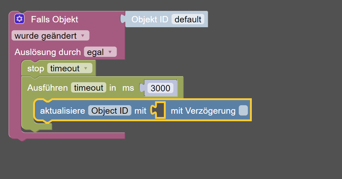 Erkennen wenn Sensor bestimmte Zeit den gleichen Status hat