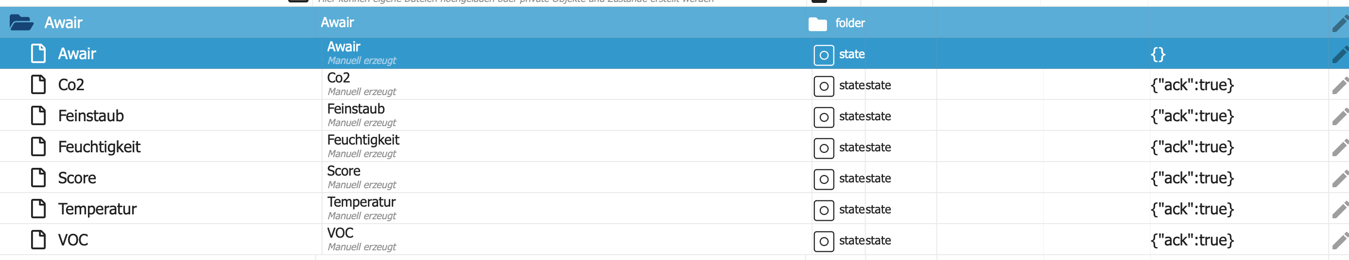 Blockly Json in Datenpunkt schreiben zum auslesen