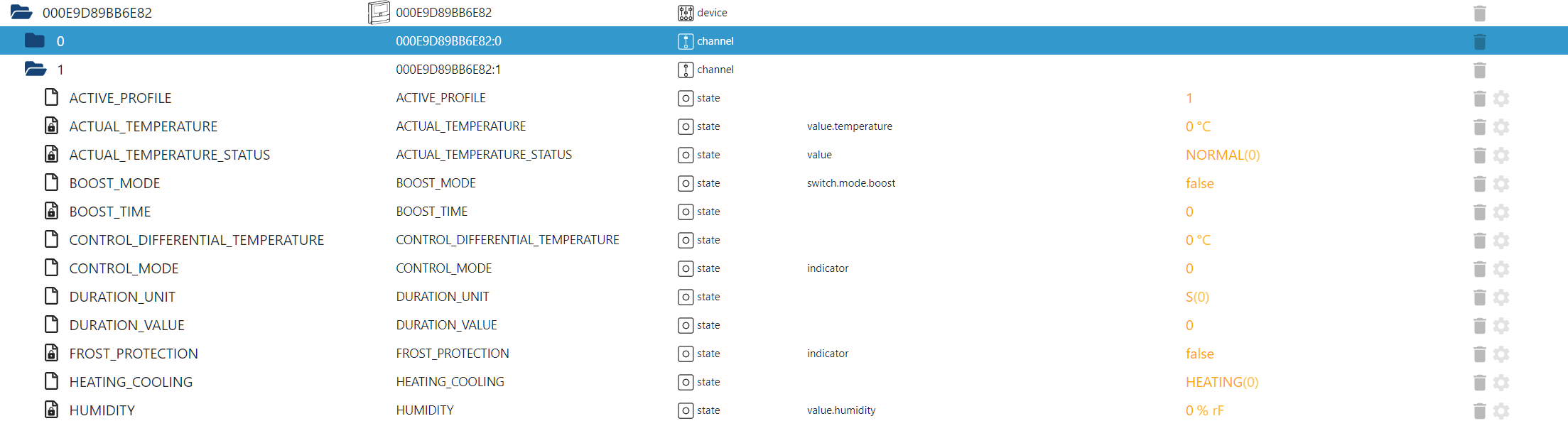 HomeMatic RPC-Adapter ist "grün", liefert aber keine Werte
