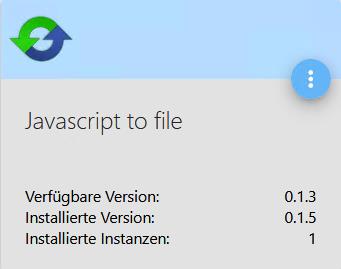 Blockly Restore mit dem Adapter JS2FS