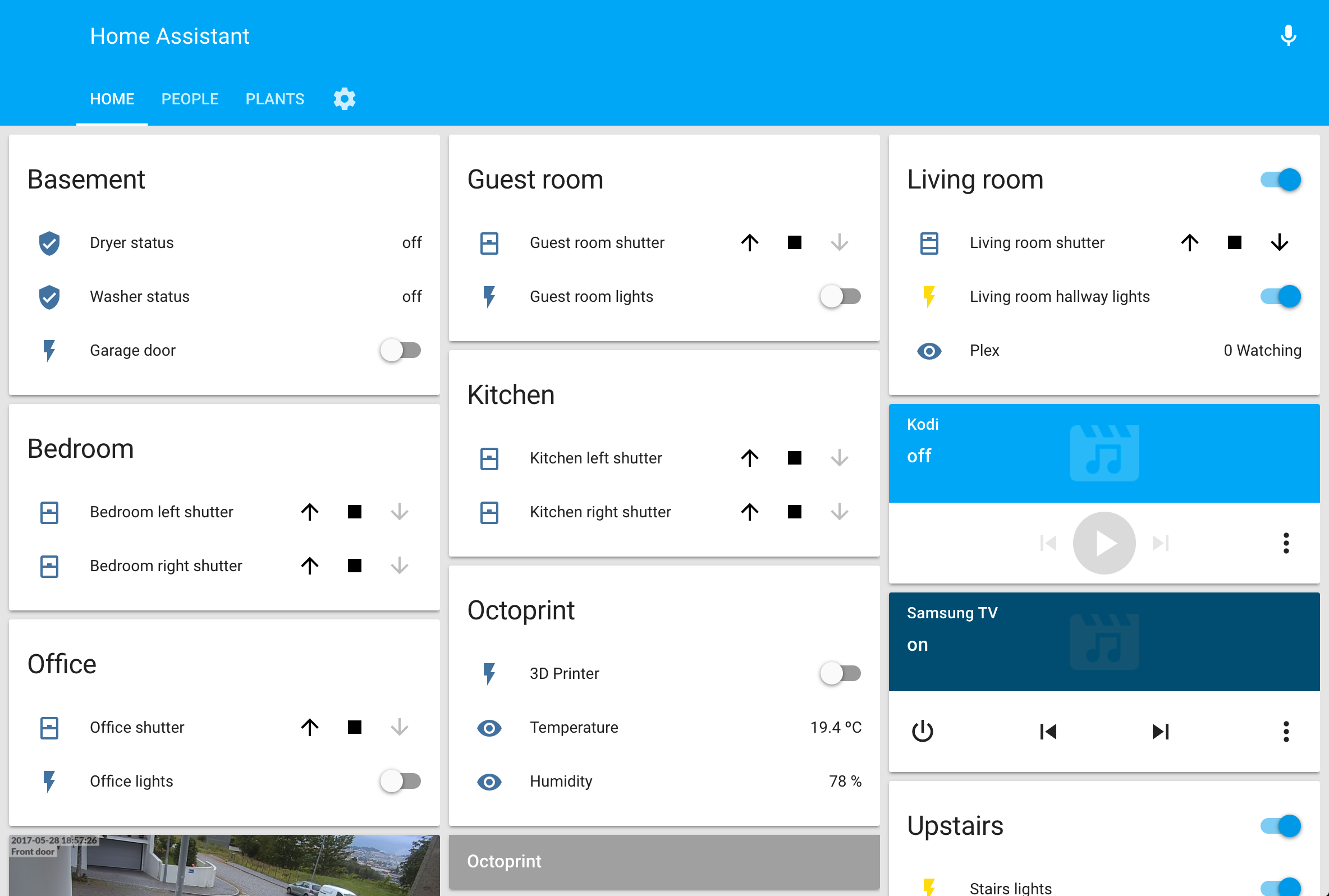 IoBroker Dashboard hnlich Home Assistant